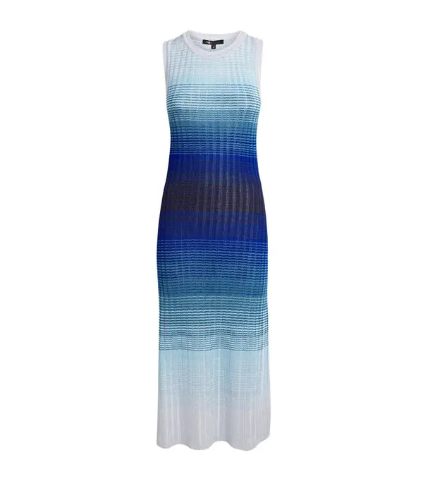 Maje Ombré-knit Maxi Dress