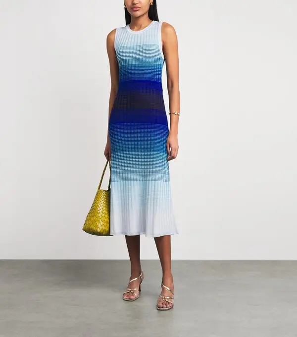 Maje Ombré-knit Maxi Dress