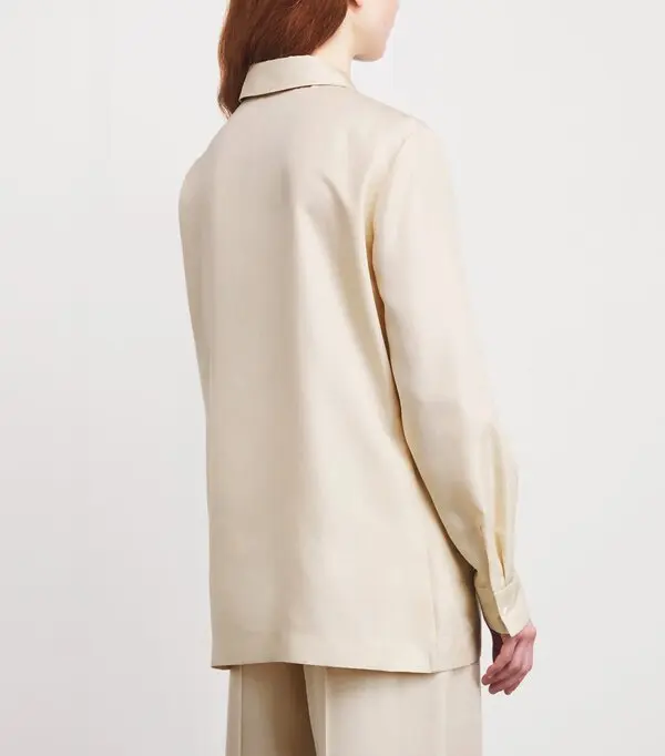 THE ROW Lucetta Silk Shirt