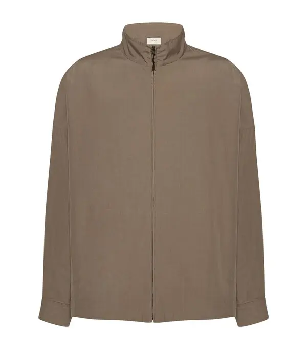 THE ROW Trenton Cotton Jacket - Green