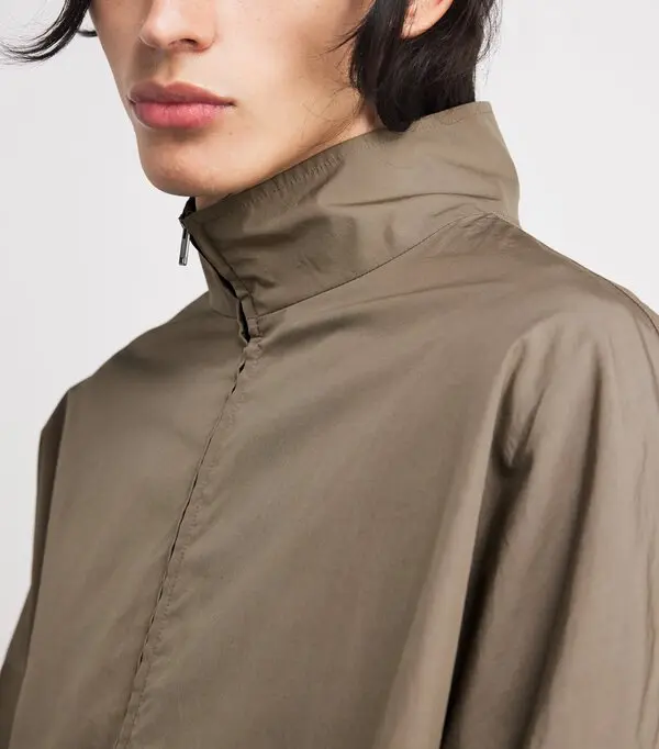 THE ROW Trenton Cotton Jacket - Green