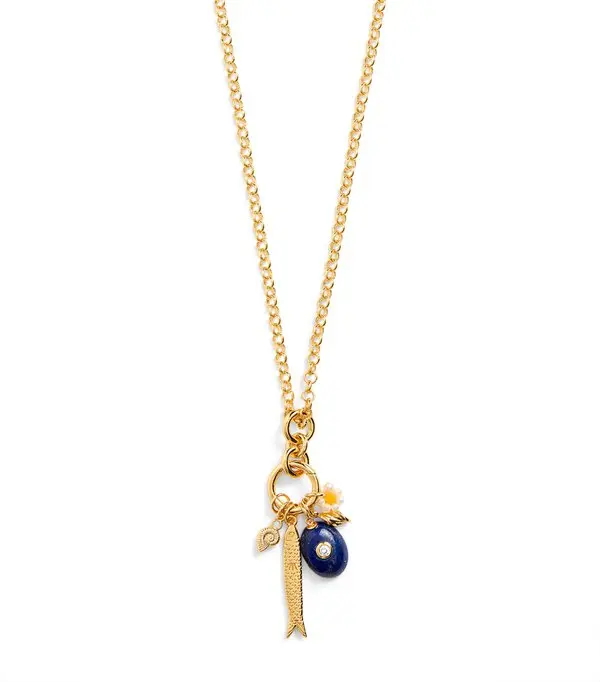 Anni Lu Plated Swim Club Necklace - Gold