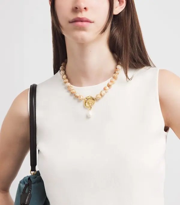Anni Lu Gold-plated Jetset Gems Necklace