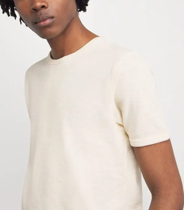 SUNFLOWER Organic Cotton Jagger Waffle T-shirt - Beige