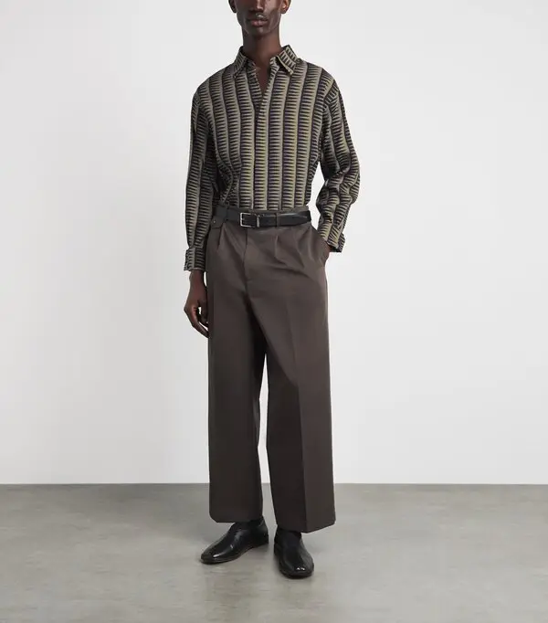 Emporio Armani Printed Long-sleeve Shirt