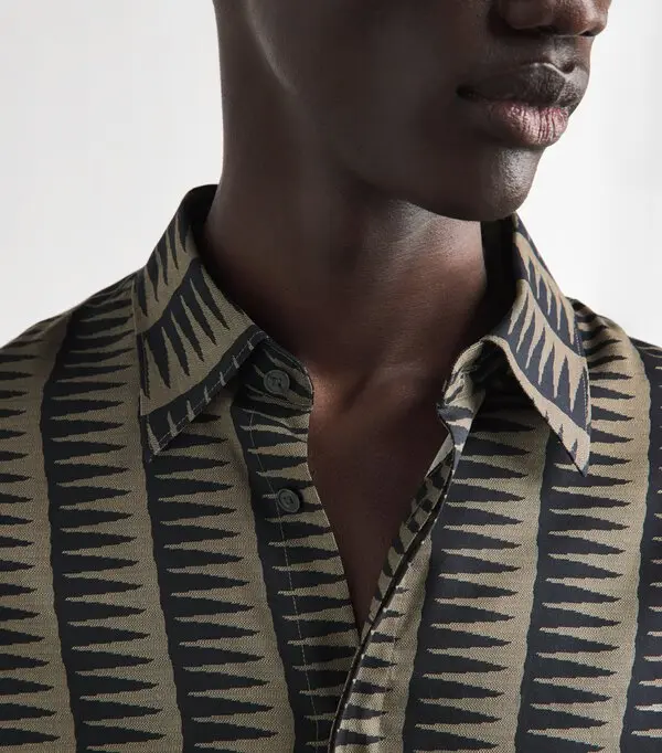Emporio Armani Printed Long-sleeve Shirt