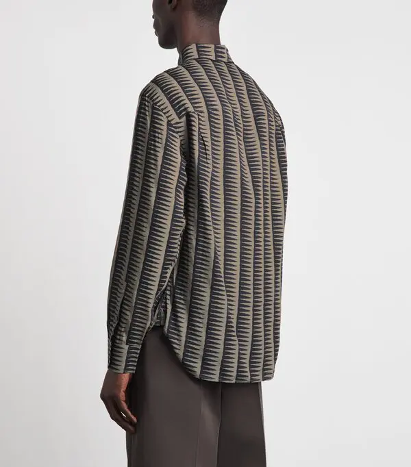 Emporio Armani Printed Long-sleeve Shirt