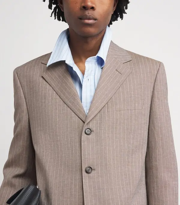 SUNFLOWER Linen-wool Show Blazer - Beige
