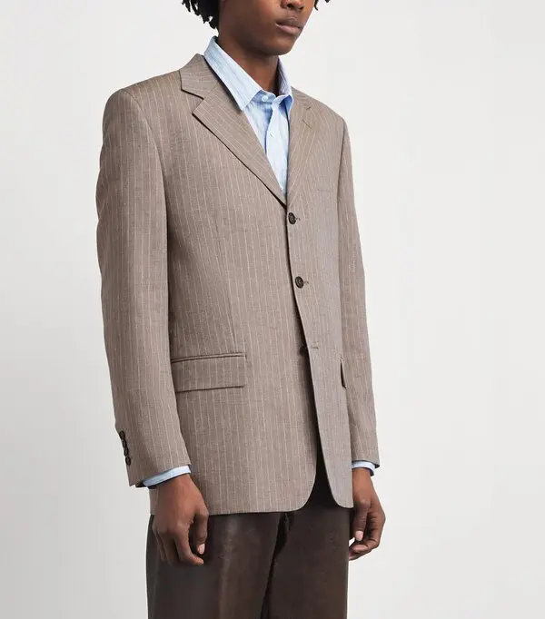 SUNFLOWER Linen-wool Show Blazer - Beige
