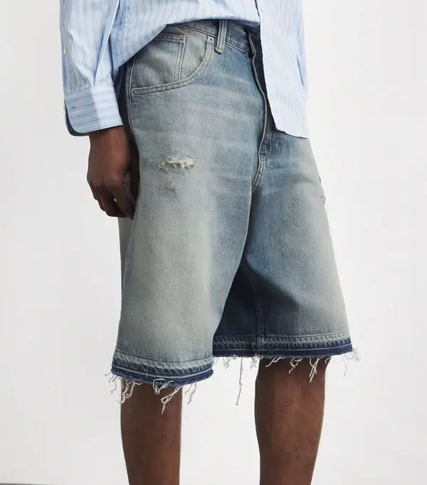 SUNFLOWER Distressed Denim Shorts
