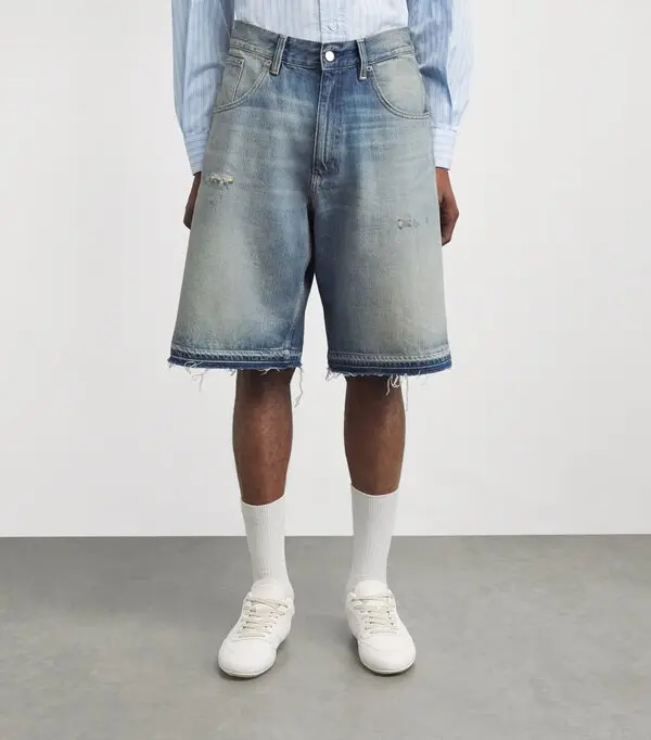 SUNFLOWER Distressed Denim Shorts