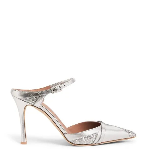 MALONE SOULIERS Metallic Leather Uma Mules