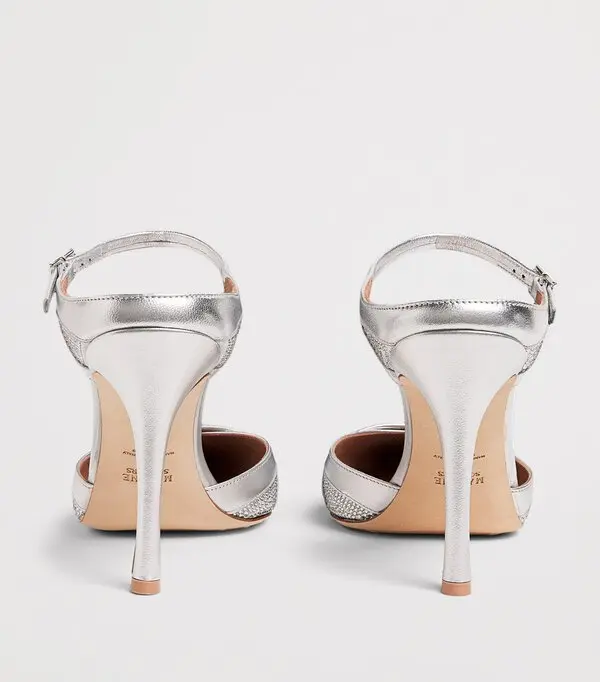 MALONE SOULIERS Metallic Leather Uma Mules