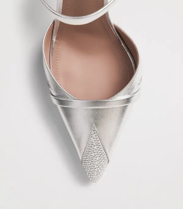 MALONE SOULIERS Metallic Leather Uma Mules