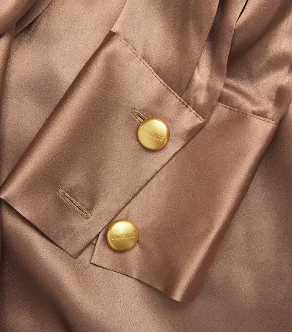 L'Agence Silk Tie Blouse