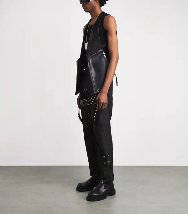 Rick Owens Megastrapped Moto Trousers