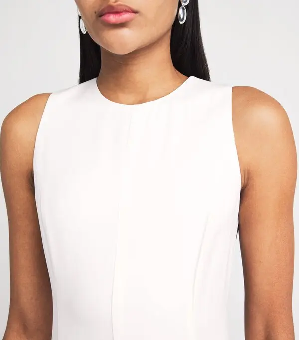 Maje Backless Midi Dress - White