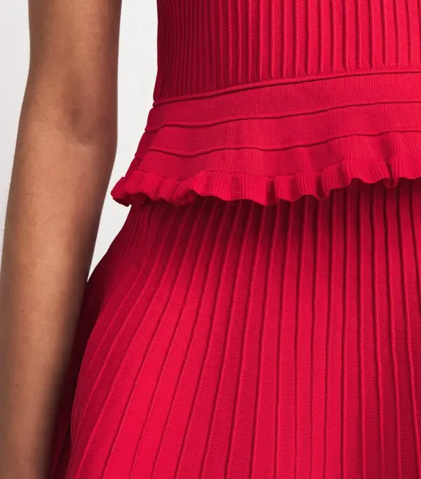 Maje Ruffled Crop Top