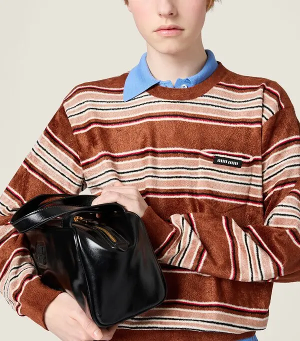 Miu Miu Striped Chenille Sweater
