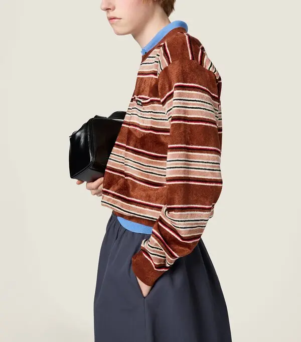 Miu Miu Striped Chenille Sweater