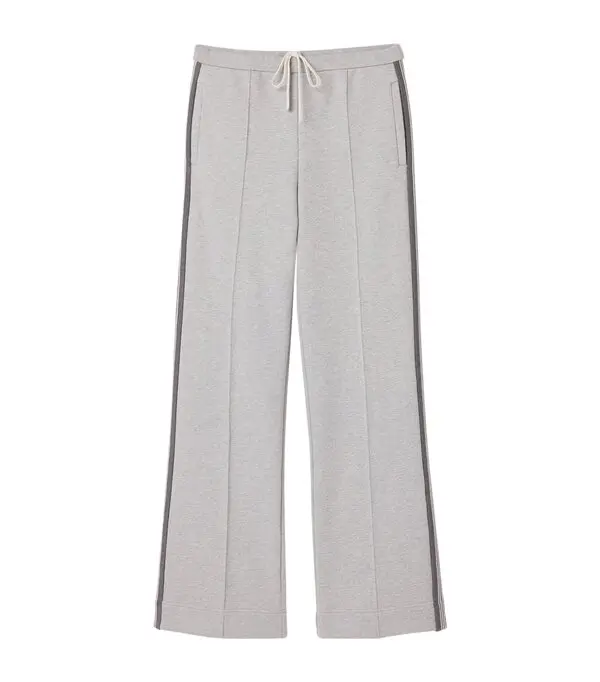 Miu Miu Cotton Fleece Stripe Sweatpants