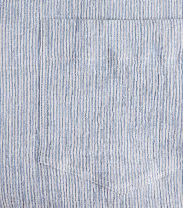 SUNFLOWER Cotton-blend Stripe Adam Shirt