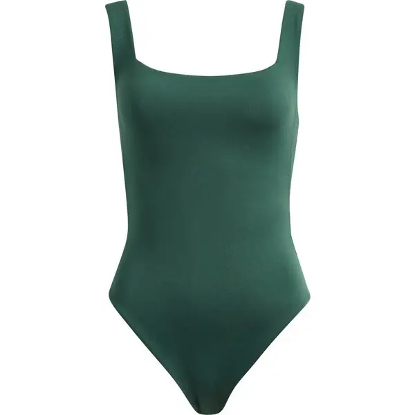 LEFT ON FRIDAY Streamline One-piece Swimsuit - Palm Green
