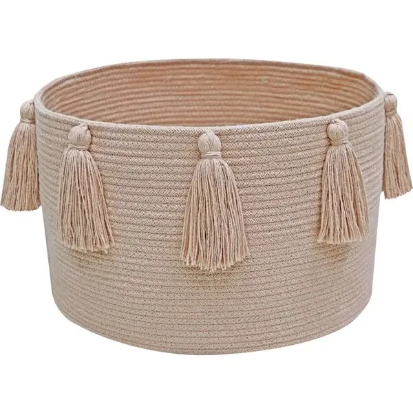 LORENA CANALS Basket New Tassels - Rose