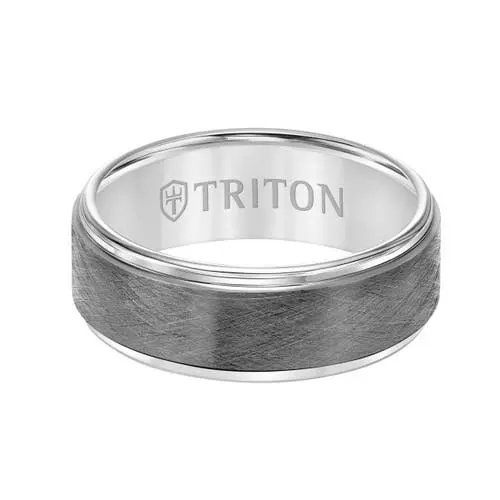 TRITON 8mm Tungsten Carbide Ring