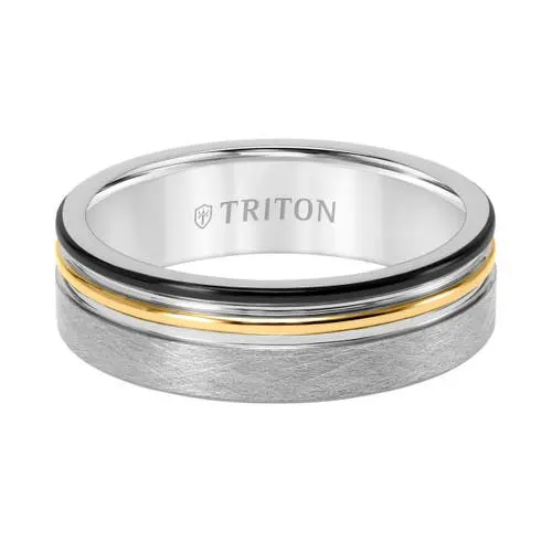 TRITON 7mm Tungsten Carbide Ring