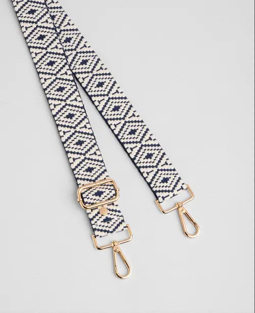 POM POM LONDON Leather Belt Bag - Navy