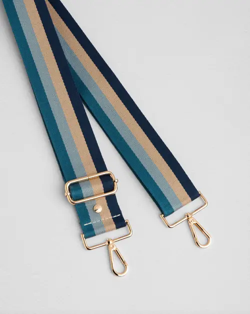 POM POM LONDON Leather Belt Bag - Navy