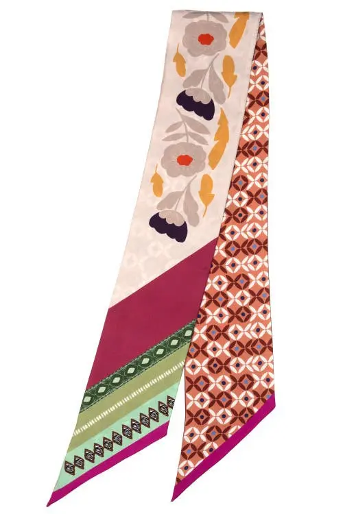 ELIZABETTA Pamelaskinny Silk Scarf
