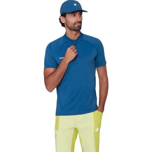 MAMMUT Ducan Fl 1/2-zip T-shirt - Tschiel