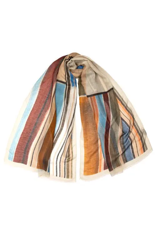 ELIZABETTA Atranilinen Belend Scarf Shawl - Multicolor
