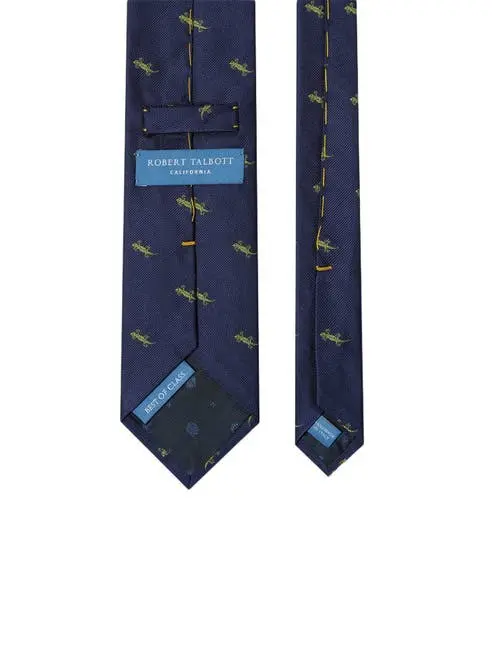 Robert Talbott Silk Necktie - Navy