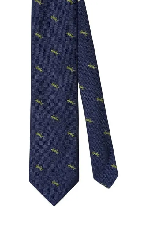 Robert Talbott Silk Necktie - Navy