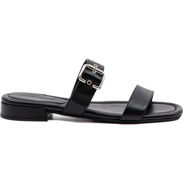 ANDREA GOMEZ Frida Leather Sandal - Black