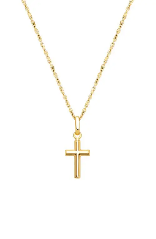 TINY BLESSINGS 14k Gold Cross Necklace - 14k Yellow Gold