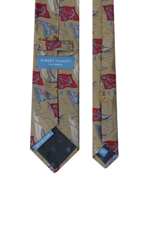 Robert Talbott Silk Necktie - Gold