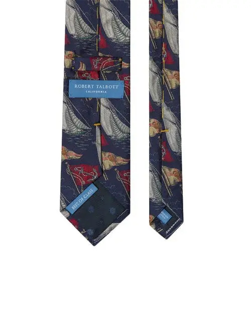 Robert Talbott Silk Necktie - Navy