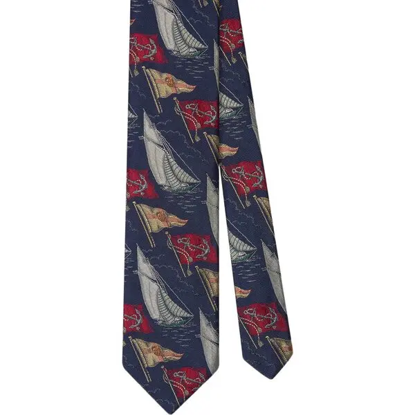 Robert Talbott Silk Necktie - Navy