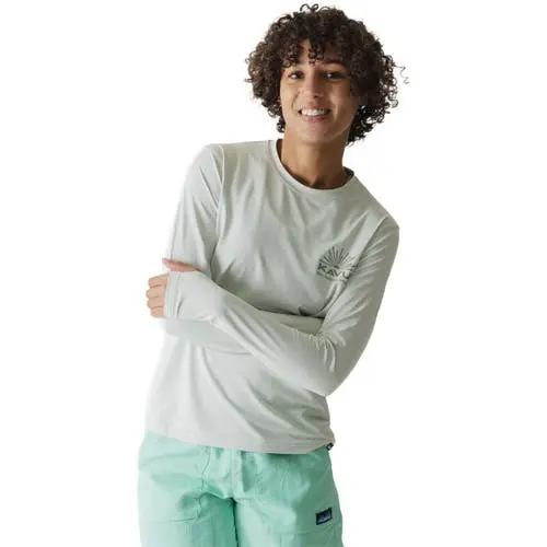 KAVU Sunlite Crewneck Top - Sky Mint
