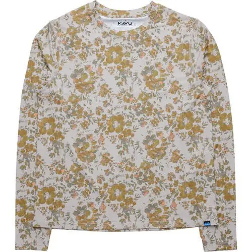 KAVU Sunlite Crewneck Top - Soft Bloom