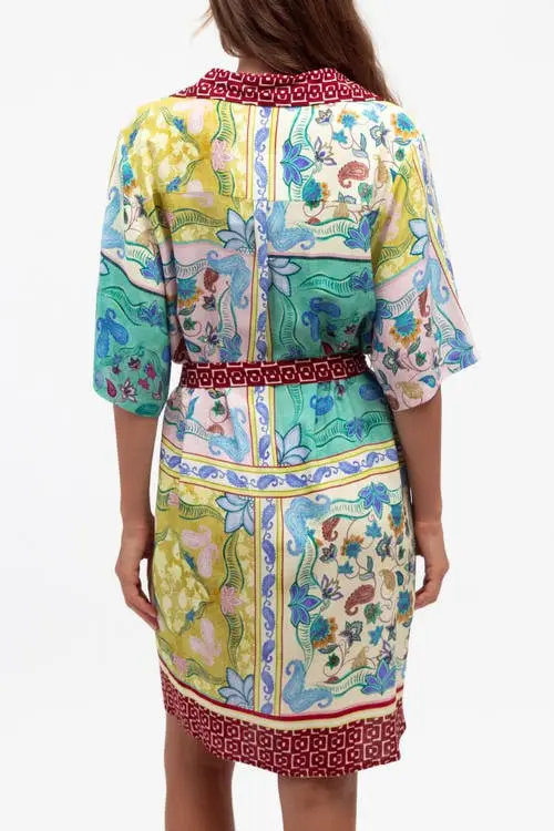 LABEL OF LOVE Garden Mosaic Short Dress
