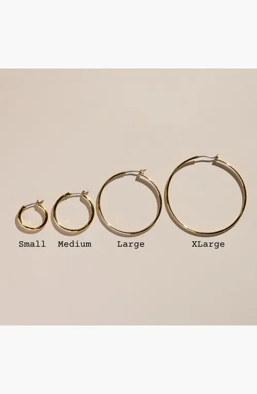 NICKEL & SUEDE Halo Hoop Earrings