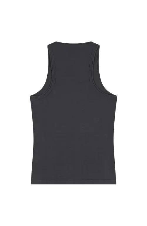 ALL MY LOVE Wool Blend Tank Top - Charcoal
