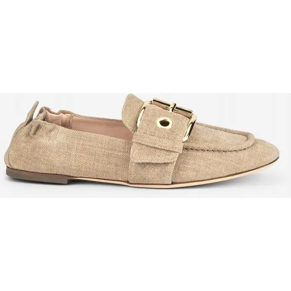 Agl Maya Embellished Loafer - Linen Effect