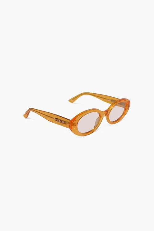 THE CELECT Oval Frame Sunglasses