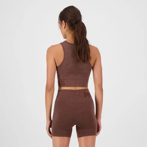 MONS ROYALE Solace Merino Seamless Tank Top - Henna